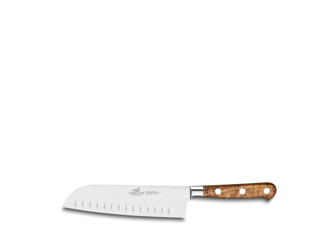 Lion Sabatier Santokukniv Stål/Oliventre - Elkjøp