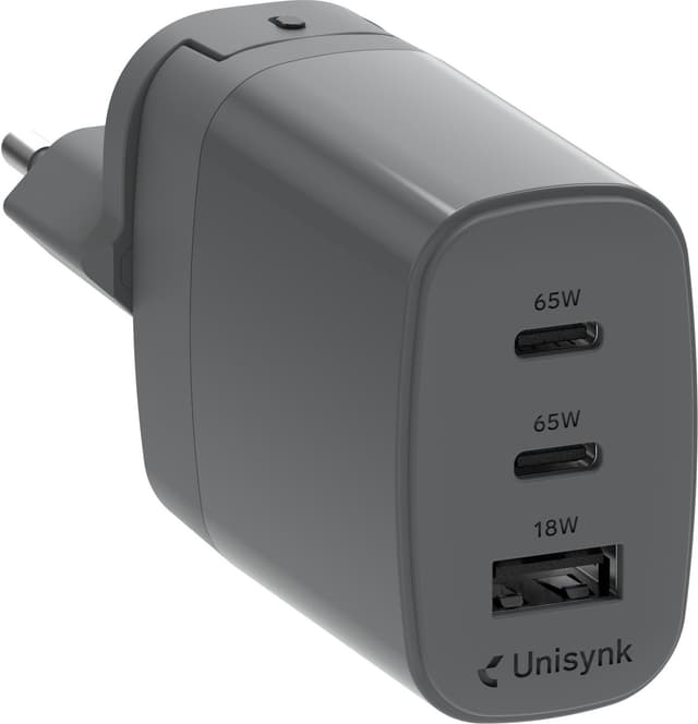Unisynk 3-port universal-lader - Elkjøp