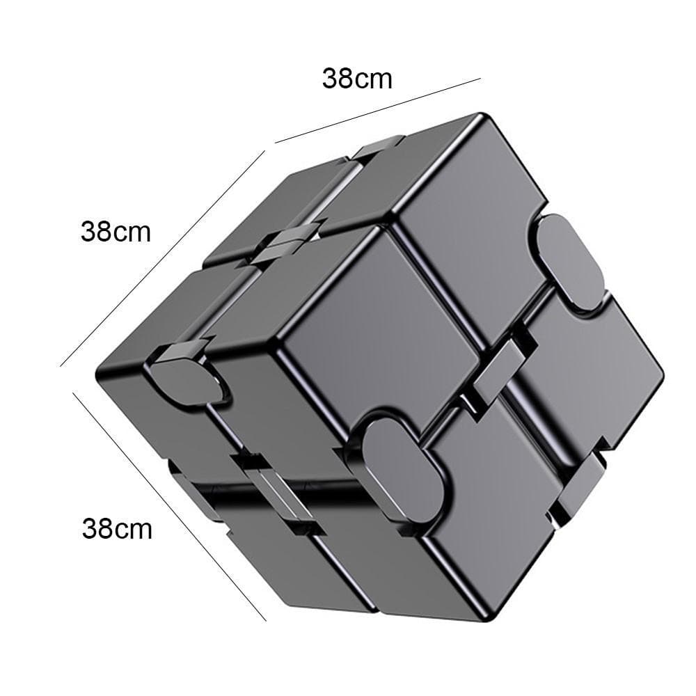 Fidget Spinner Relaxation Infinite Cube Metal Flip Cube Gull - Elkjøp
