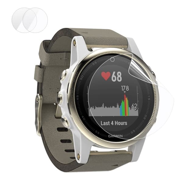2-pack HAT PRINCE Garmin Fenix 5S Soft Nano Super Skjermbeskyttere ...