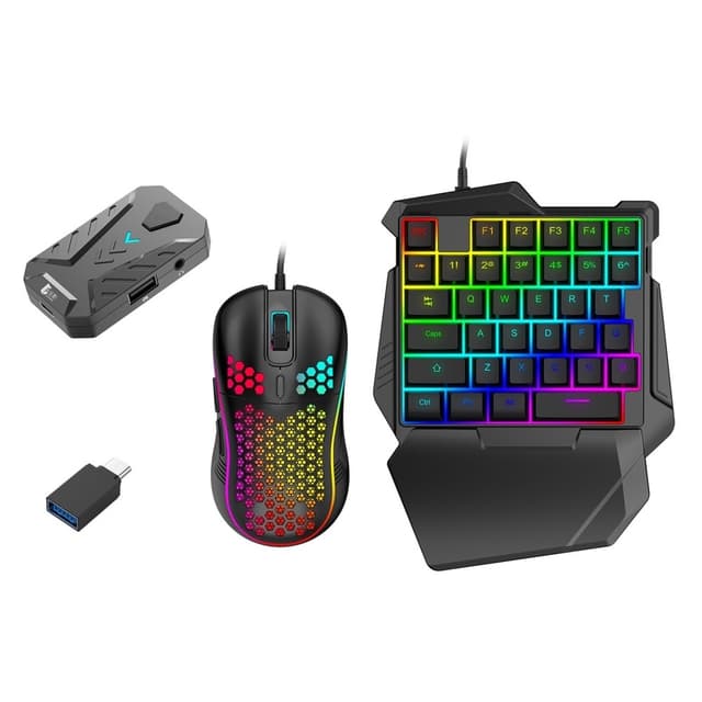 Mix Master Pro Gaming Mouse + Tangentbord + Converter Combo Pack ...