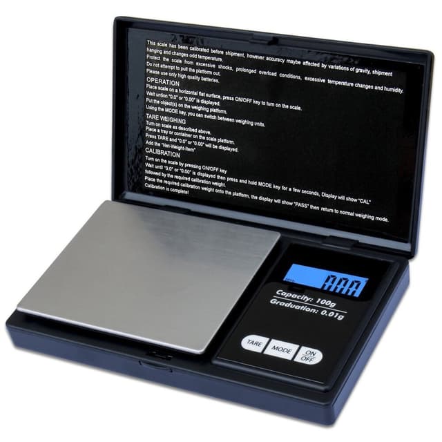 100g/0.01g LCD-näyttö Digitaalinen koruvaaka Digitaalinen milligramman ...