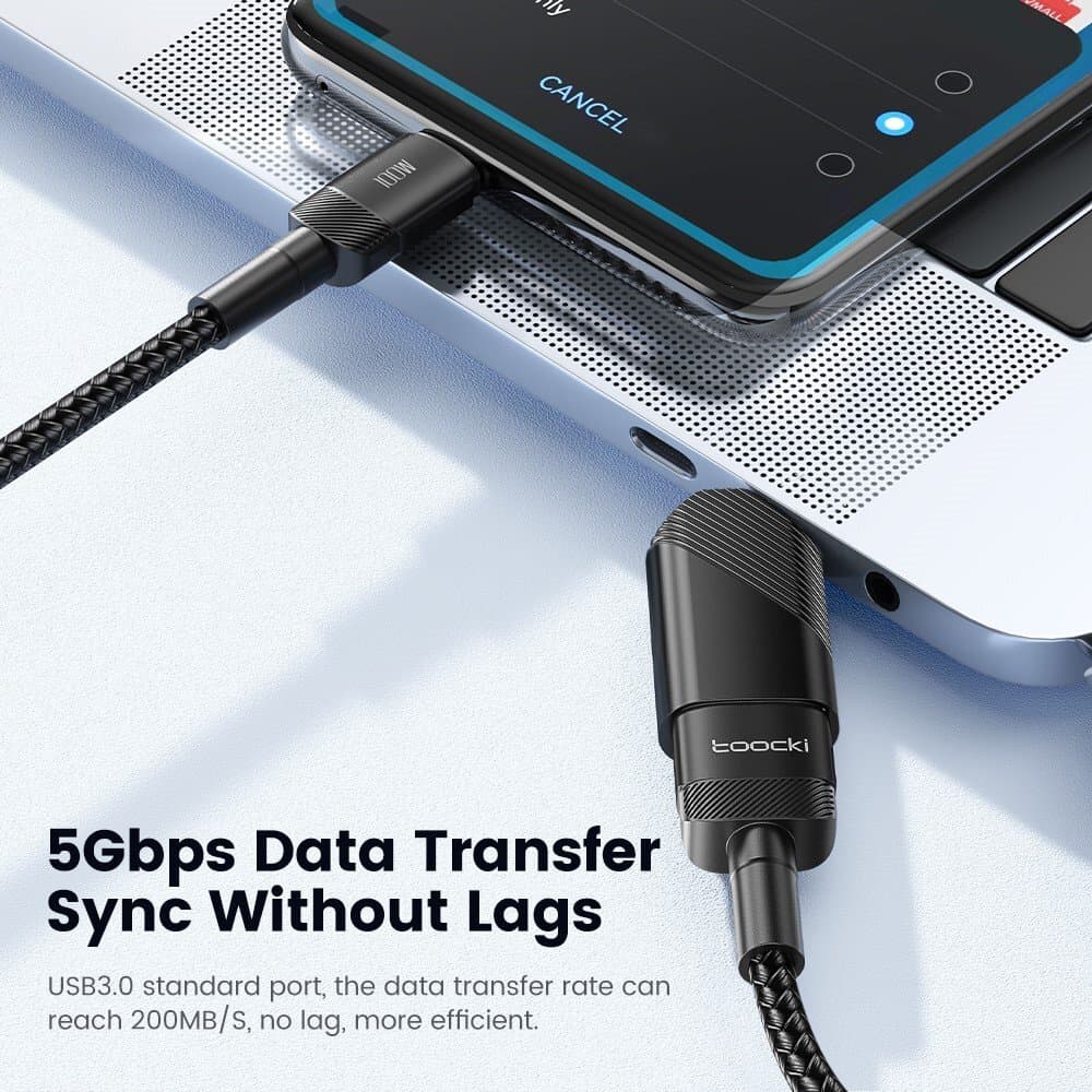 TOOCKI USB-C mann til USB 3.0 kvinnelig omformer 5 Gbps dataadapter - Elkjøp | Elkjøp