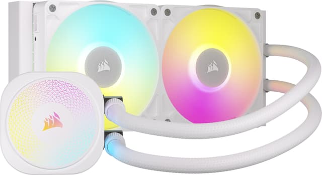 Corsair iCUE LINK TITAN 240mm RX RGB CPU vattenkylare (vit) - Elgiganten