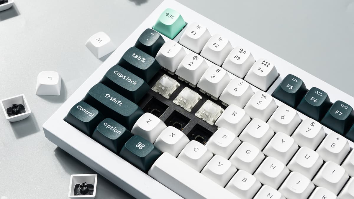 Keychron Q1 HE Shell White trådløst gamingtastatur - Elkjøp | Elkjøp