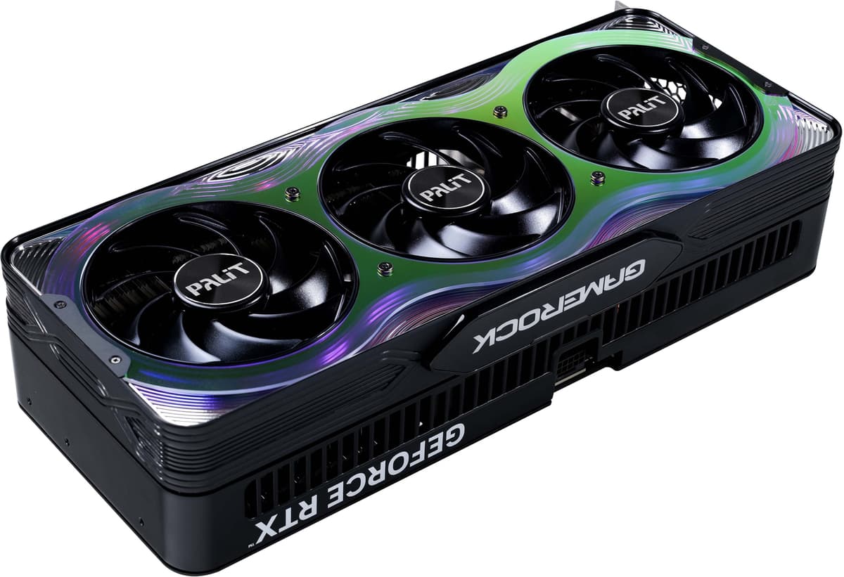 Palit GeForce RTX 5080 GameRock grafikkort (16GB GDDR7 RAM) - Elgiganten