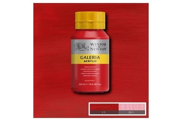 Galeria Acrylic 500Ml Cad Red Hue 095 - Elgiganten - Elgiganten