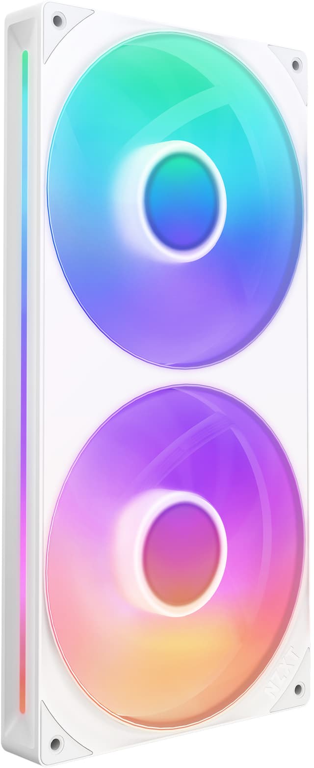 NZXT F280 RGB Core 280mm Unibody-vifte (hvit) - Elkjøp | Elkjøp