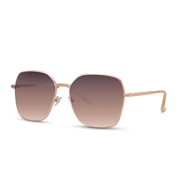 Runda Solglasögon med guldbåge & brun lins - Elgiganten - Elgiganten