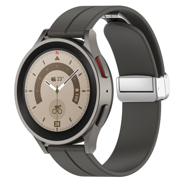 Klokkereim til Samsung Galaxy Watch 20mm Grå - Elkjøp | Elkjøp