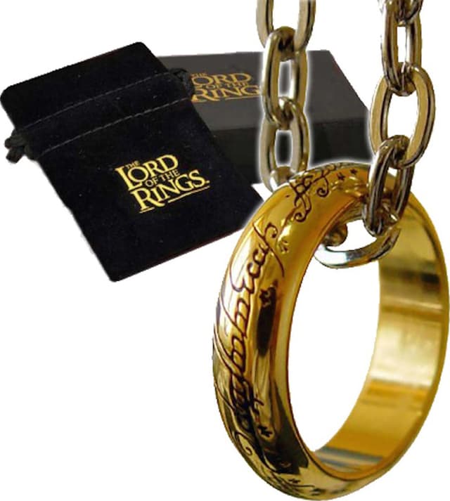 Noble Collection Lord of the Rings halskjede (The One Ring) - Elkjøp ...