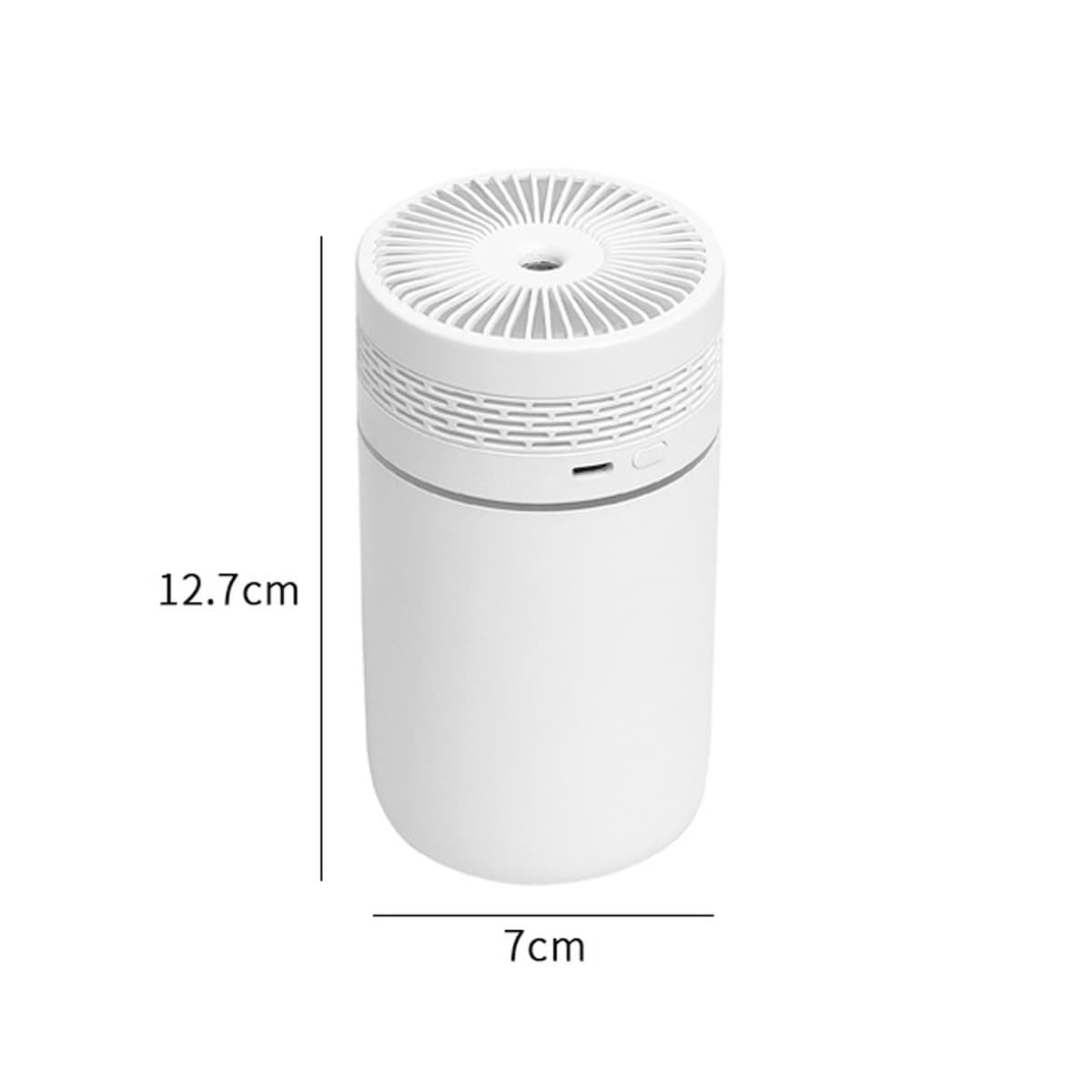 Stillegående mini-luftfukter, 250 ml Hvit - Elkjøp | Elkjøp