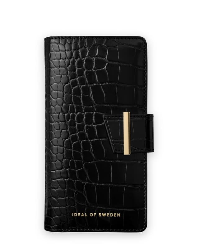 Cora Phone Wallet Galaxy S22 Jet Black Croco - Elkjøp