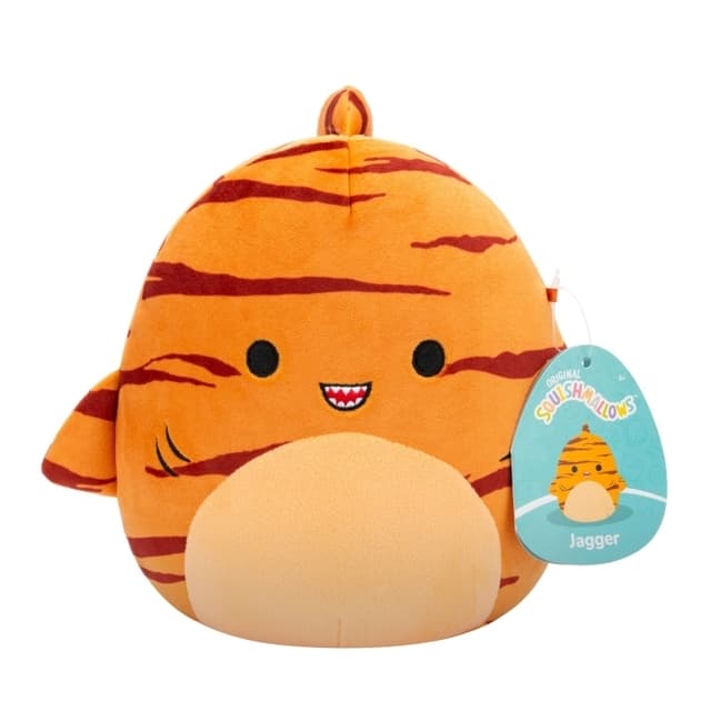 Squishmallows P20 Plysj - Tigerhaien Jagger (206091) - Elkjøp | Elkjøp