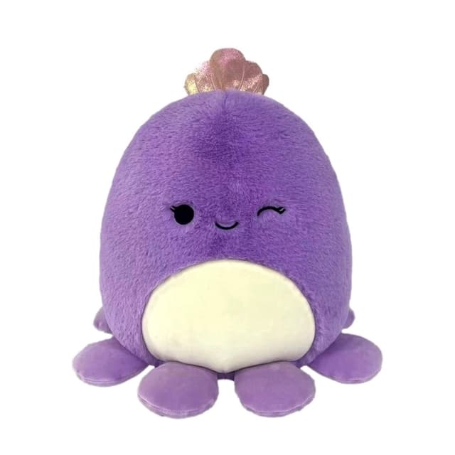 Squishmallows P20 Fuzz A Mallows Violett bläckfisk (209139) - Elgiganten