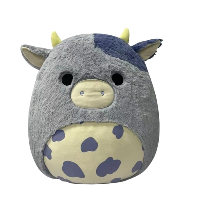 Squishmallows 50 cm Fuzz A Mallows - Bubba Cow (232446) - Elkjøp | Elkjøp