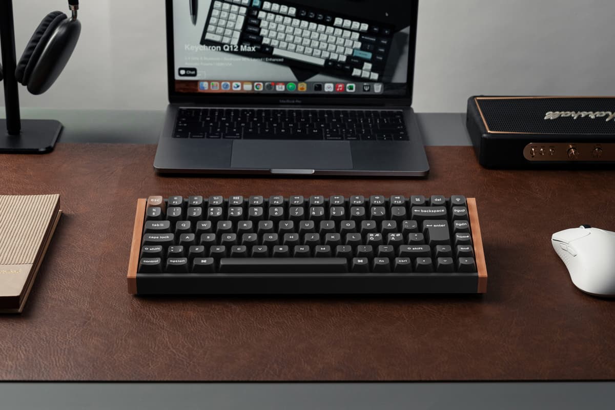 Keychron K2 HE SE Wood Black trådløst gamingtastatur - Elkjøp | Elkjøp