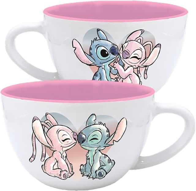 Konix Stitch mugg (Stitch & Angel Jumbo) - Elgiganten