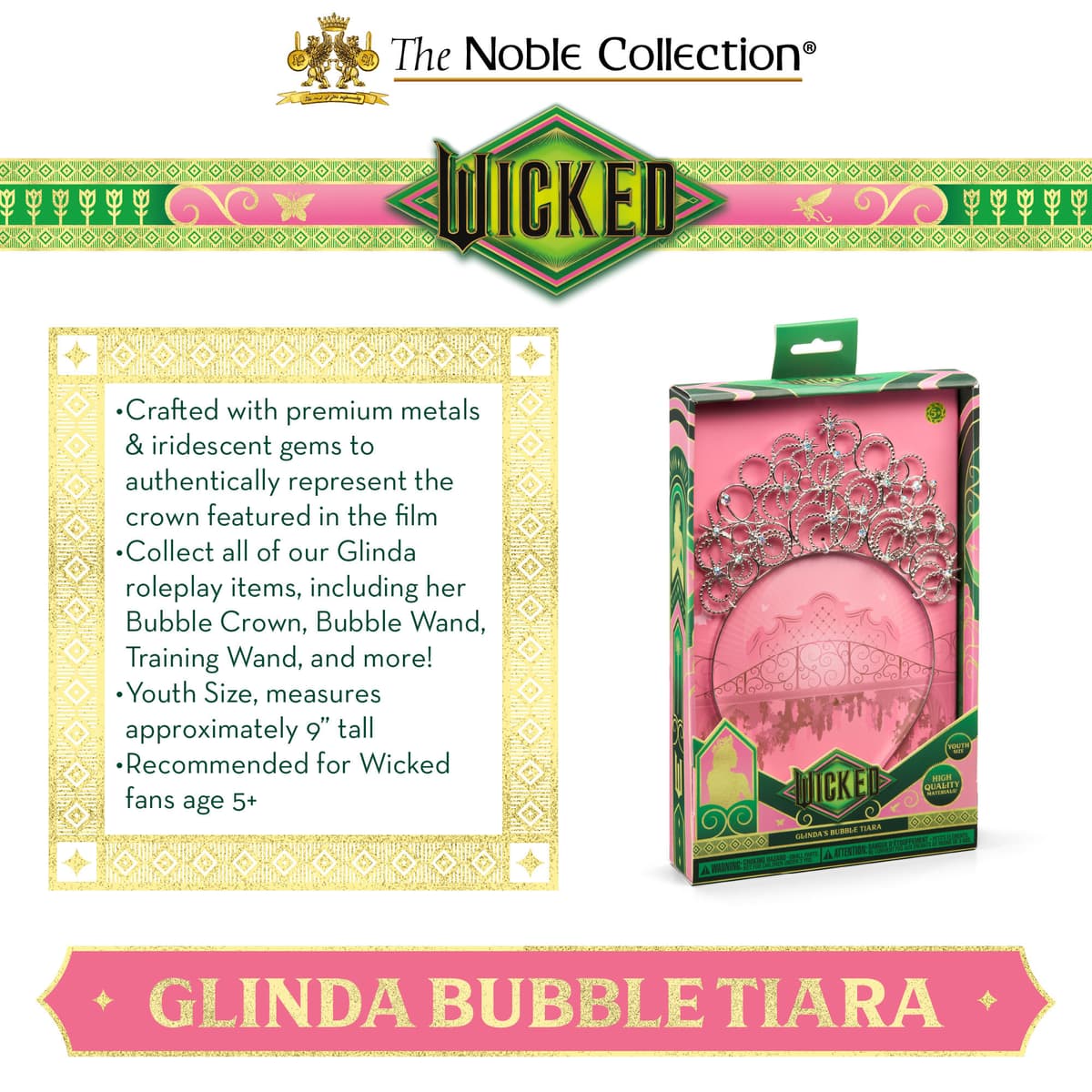 Noble Collection Wicked tiara (Glinda) - Elkjøp | Elkjøp