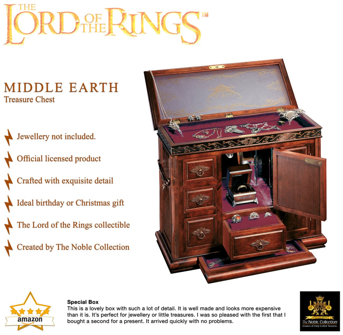 Noble Collection Lord of the Rings smykkeskrin - Elkjøp | Elkjøp