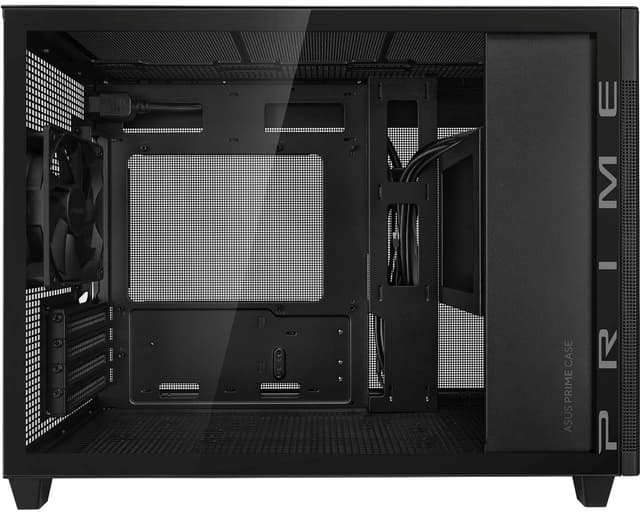 ASUS Prime AP201 TG MicroATX/MiniITX PC kotelo (musta) - Gigantti