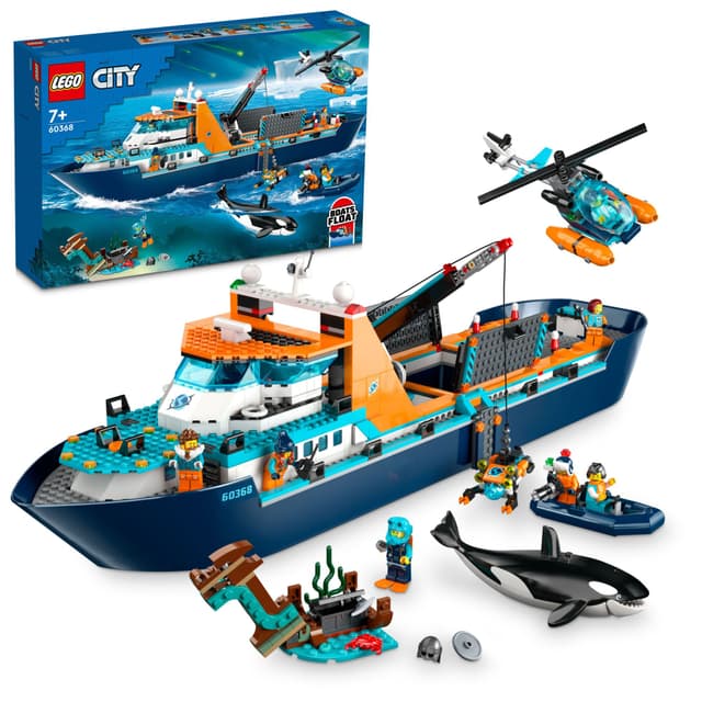 LEGO City Arktinen tutkimusretkialus 60368 - Gigantti verkkokauppa