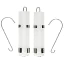 Luftfuktare för element i glas och rostfritt stål - 2-pack - Elgiganten