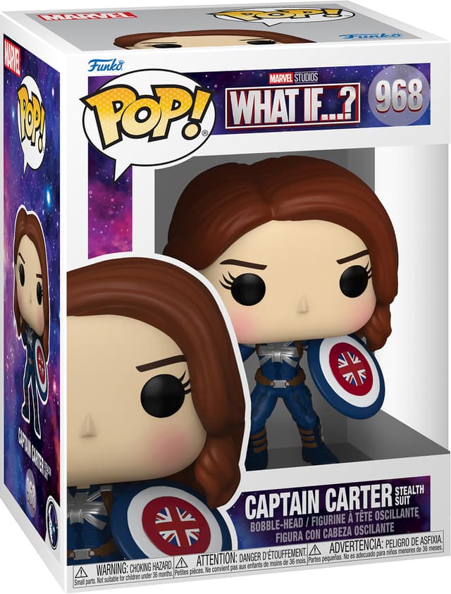 Funko Pop! Marvel actionfigur (Captain Carter) - Elgiganten