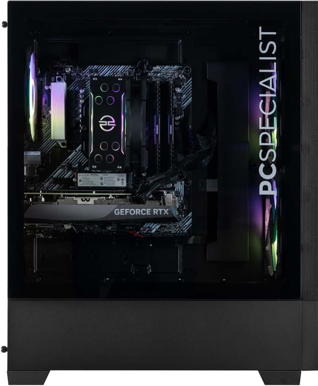 PCSpecialist Prime 400 i7-14F/16/1000/5070 stationær gaming computer ...