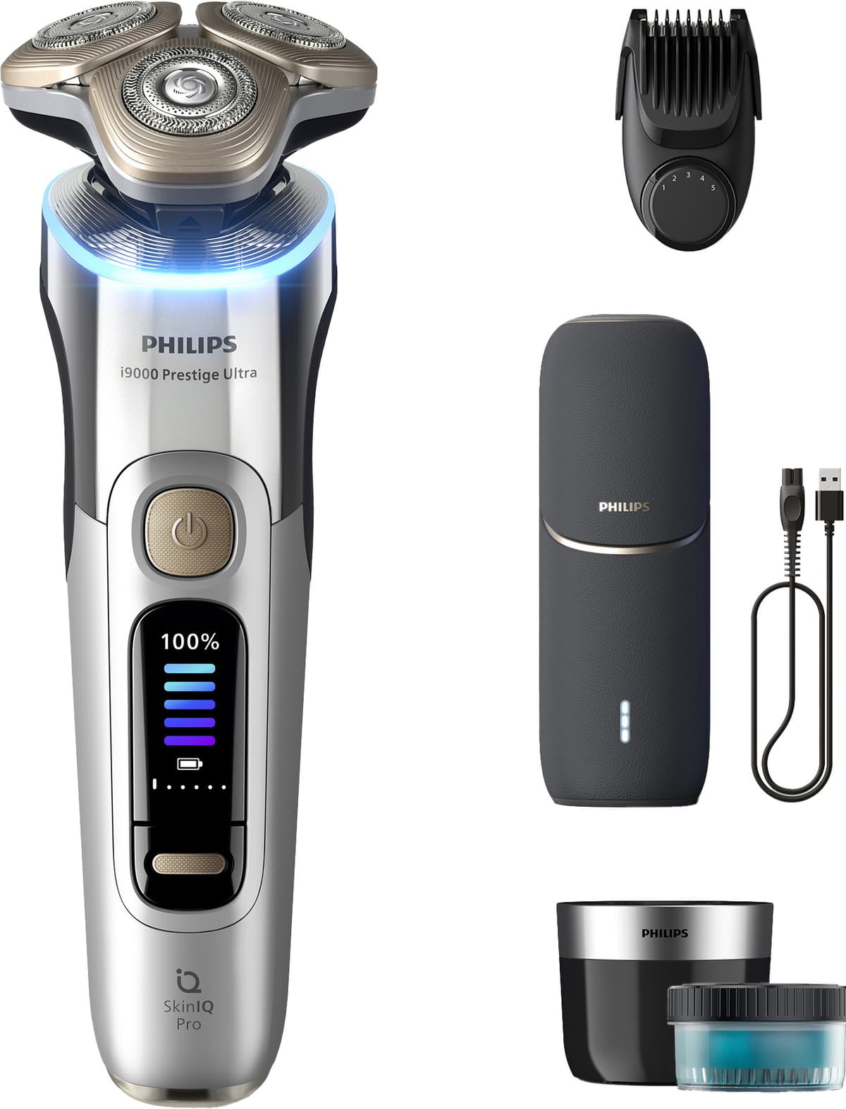 Philips i9000 Prestige Ultra rakapparat XP9404/46 (silver) - Elgiganten ...