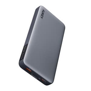 Powerbank Aukey PB-Y41, 10 000 mAh, 30 W (grå) - Elgiganten - Elgiganten