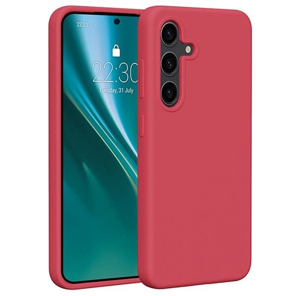 Etteri Silikonikotelo Samsung Galaxy S24:lle - Vadelma - Gigantti verkkokauppa