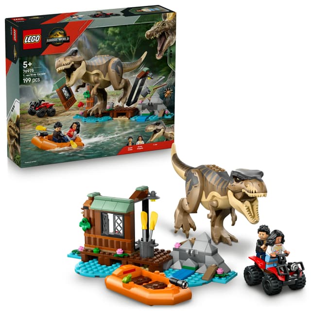 LEGO Jurassic World På flukt fra t. rex 76975 - Elkjøp