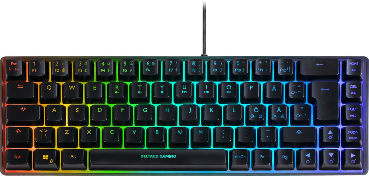 Deltaco DK240 tangentbord för gaming - Elgiganten - Elgiganten