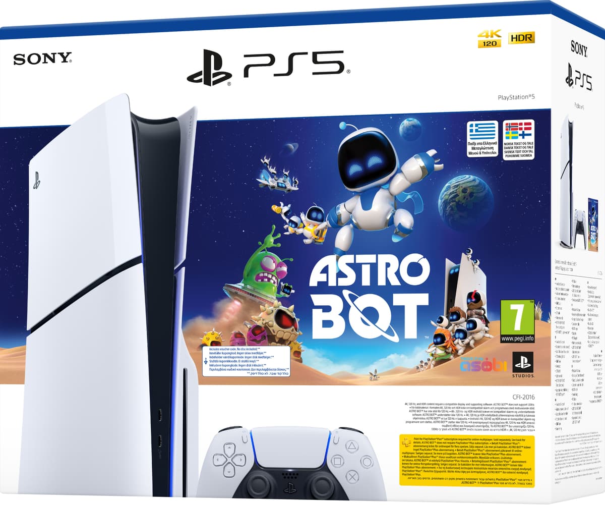 PlayStation 5 Slim Standard Edition (AstroBot bundle) | Elgiganten