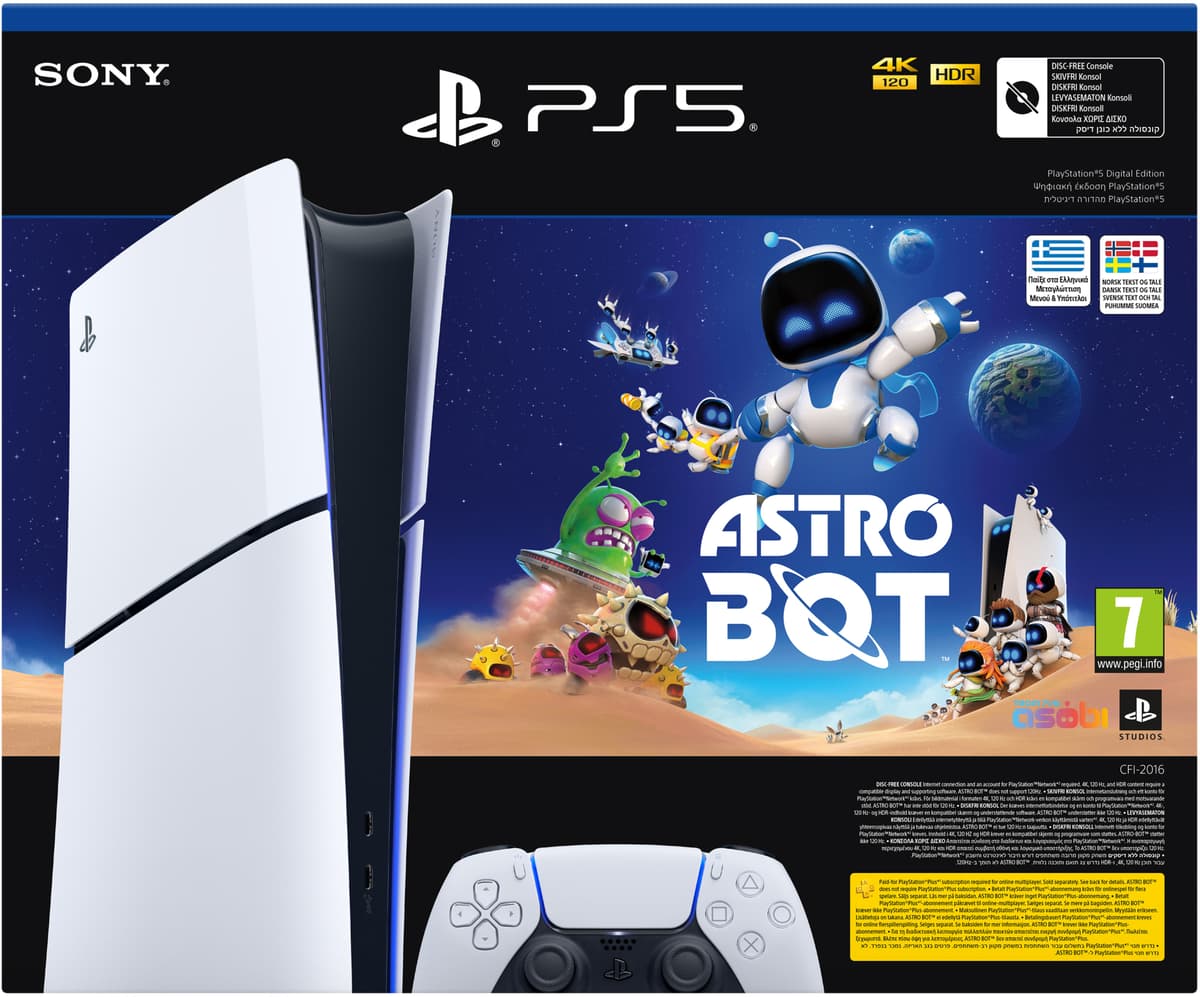 PlayStation 5 Digital Edition (AstroBot bundle) - Elkjøp | Elkjøp