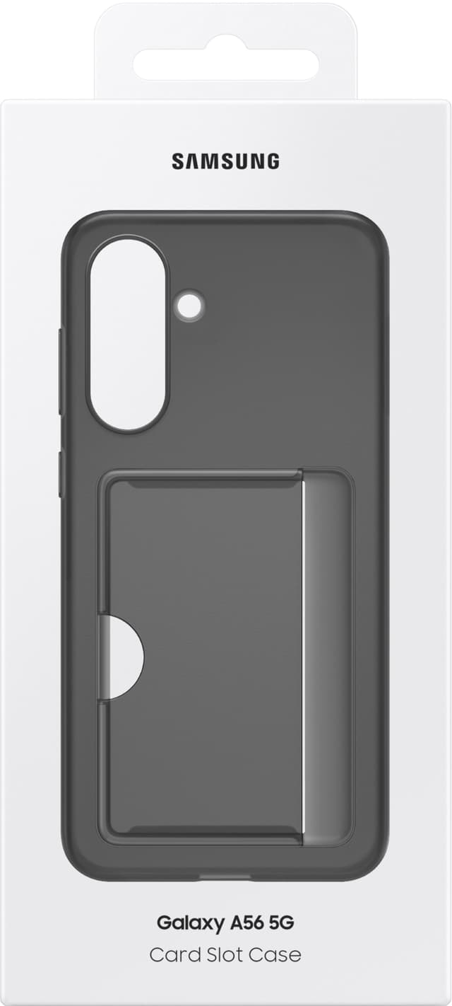 Samsung Galaxy A56 Card Slot fodral (svart) - Elgiganten