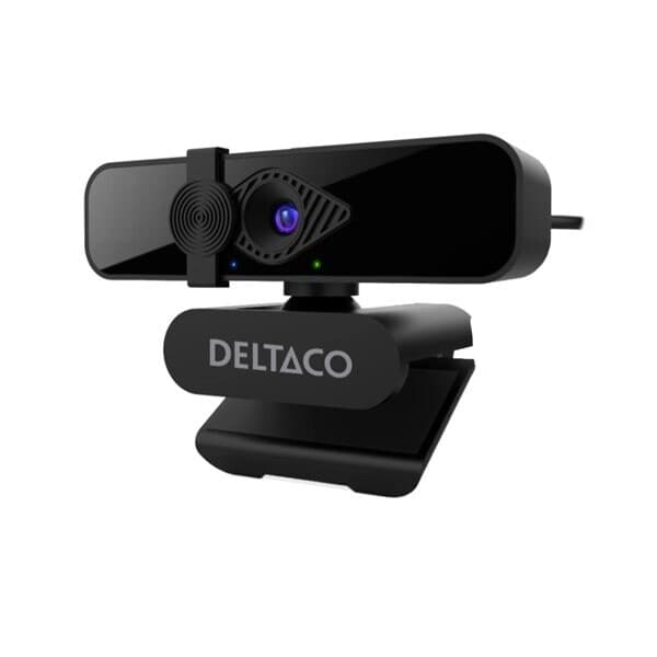 Deltaco Webkamera 2K QHD 30 bilder per sekund 3,7 MP - Elkjøp