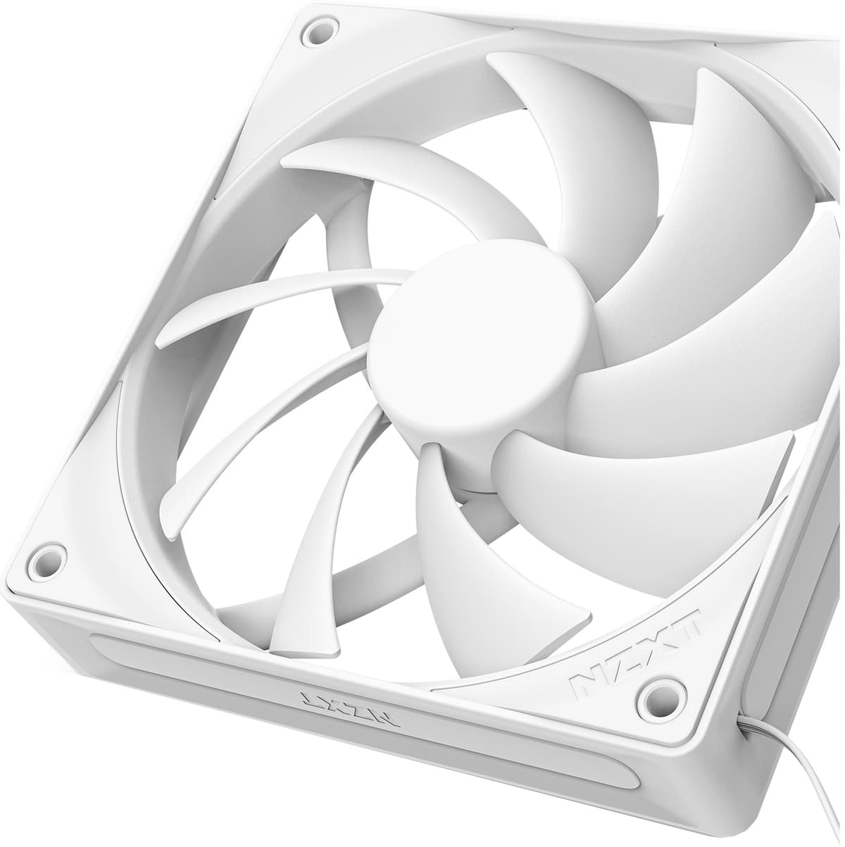 NZXT F120Q V2 Quiet Airflow 120mm PWM blæser (hvid) | Elgiganten