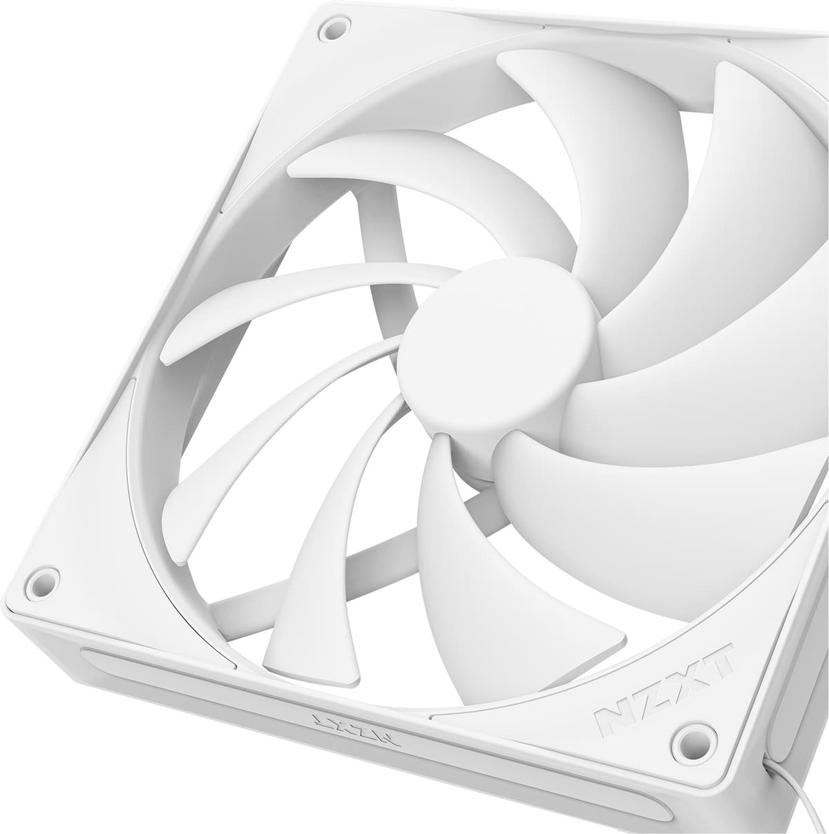 NZXT F140Q V2 Quiet Airflow 140mm PWM-vifte (hvit) - Elkjøp