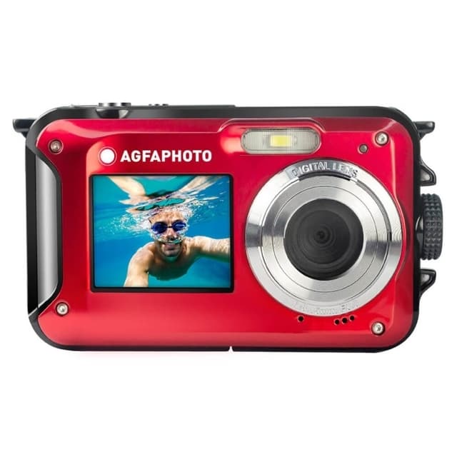 Agfa PHOTO Digital Camera WP8000 CMOS WP 24MP Red Full HD - Gigantti