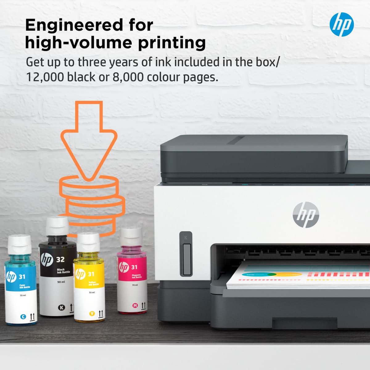HP Smart Tank 7308 All-in-One blækprinter | Elgiganten