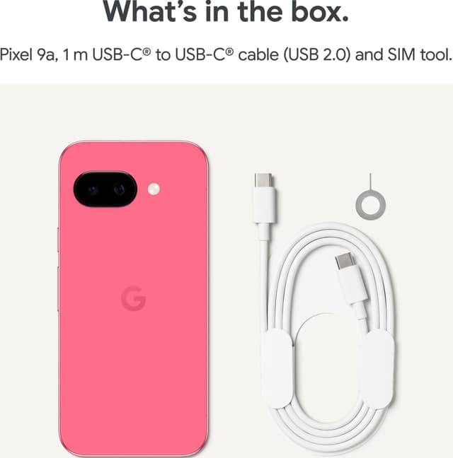 Google Pixel 9a 5G smartphone 8/128GB (Peony) - Elgiganten