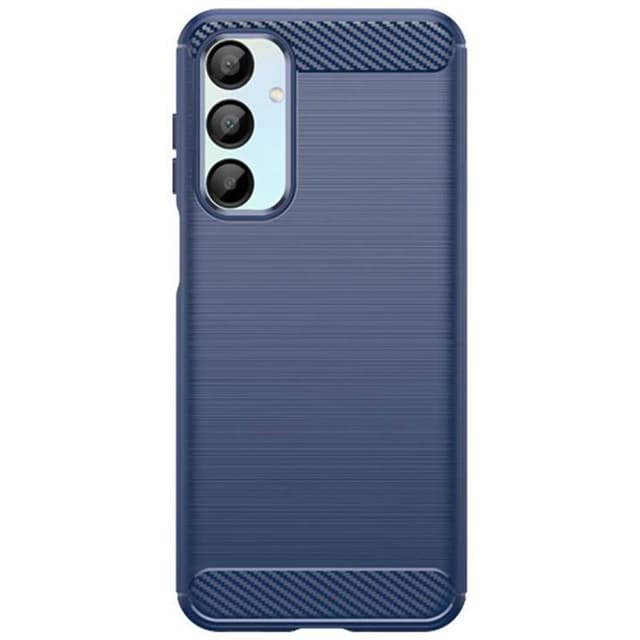 Børstet silikondeksel Samsung Galaxy A36 5G - Blå - Elkjøp