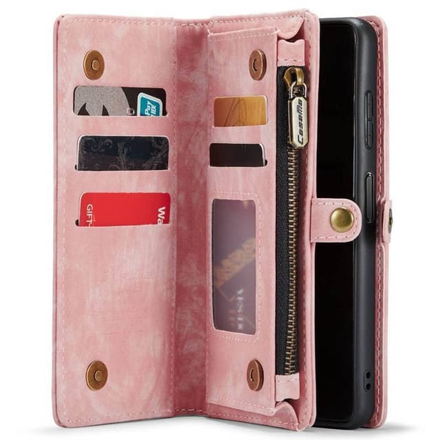 CaseMe puhelimenkotelo 008 8-kortti Samsung Galaxy A56 5G - Vaaleanpun ...