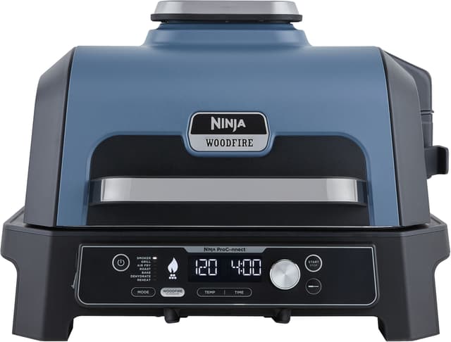 Ninja Woodfire Pro Connect XL sähkögrilli OG901EU (sinimusta) - Gigantti