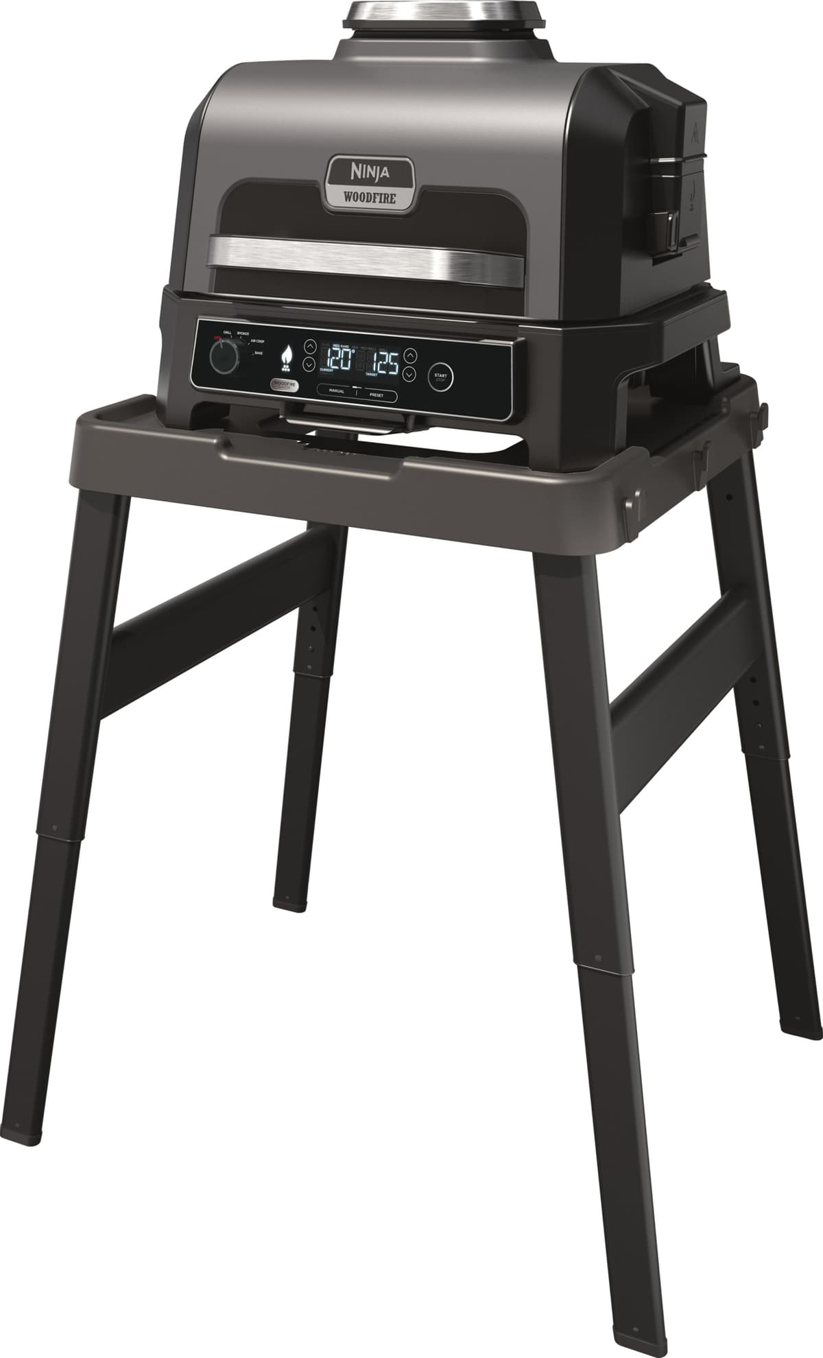 Ninja Woodfire Pro XL elektrisk grill OG850EU (grå og sort) - Elkjøp ...