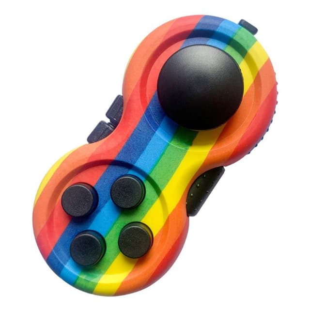 Fidget Spinner Relaxation Pill Joystick med nøkkelring - Pride - Elkjøp ...