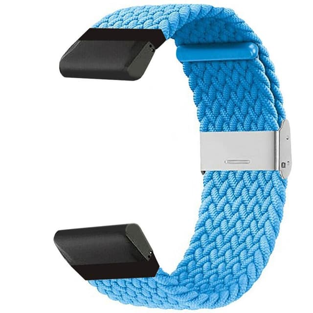 Punottu Kellon ranneke Garmin Quatix 8 (47mm) - Skyblue - Gigantti
