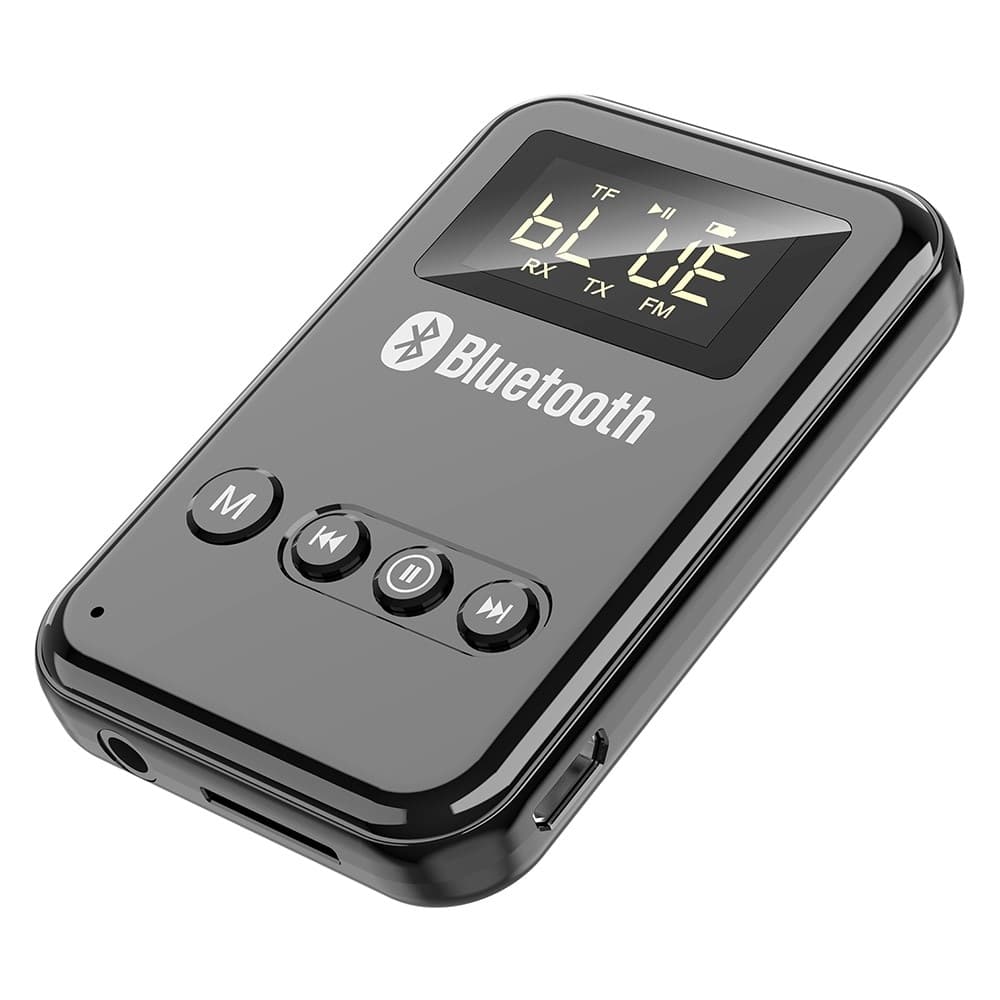 2-i-1 Bluetooth 5.0 mottagare sändare RCA 3,5 mm AUX FM-adapter ...